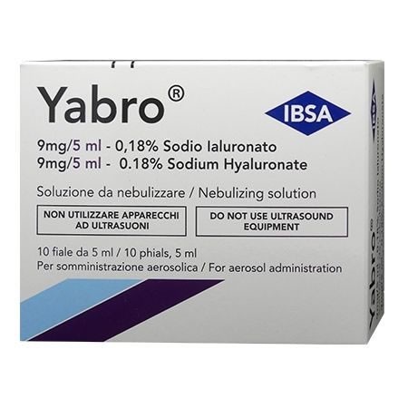YABRO AEROSOL SODIO IALURONATO 0.18% SOLUZIONE DA NEBULIZZARE 10 FIALE ...